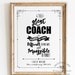 Thank You Card for Coach, Coach Definition Card, Printable Coach Gifts ...