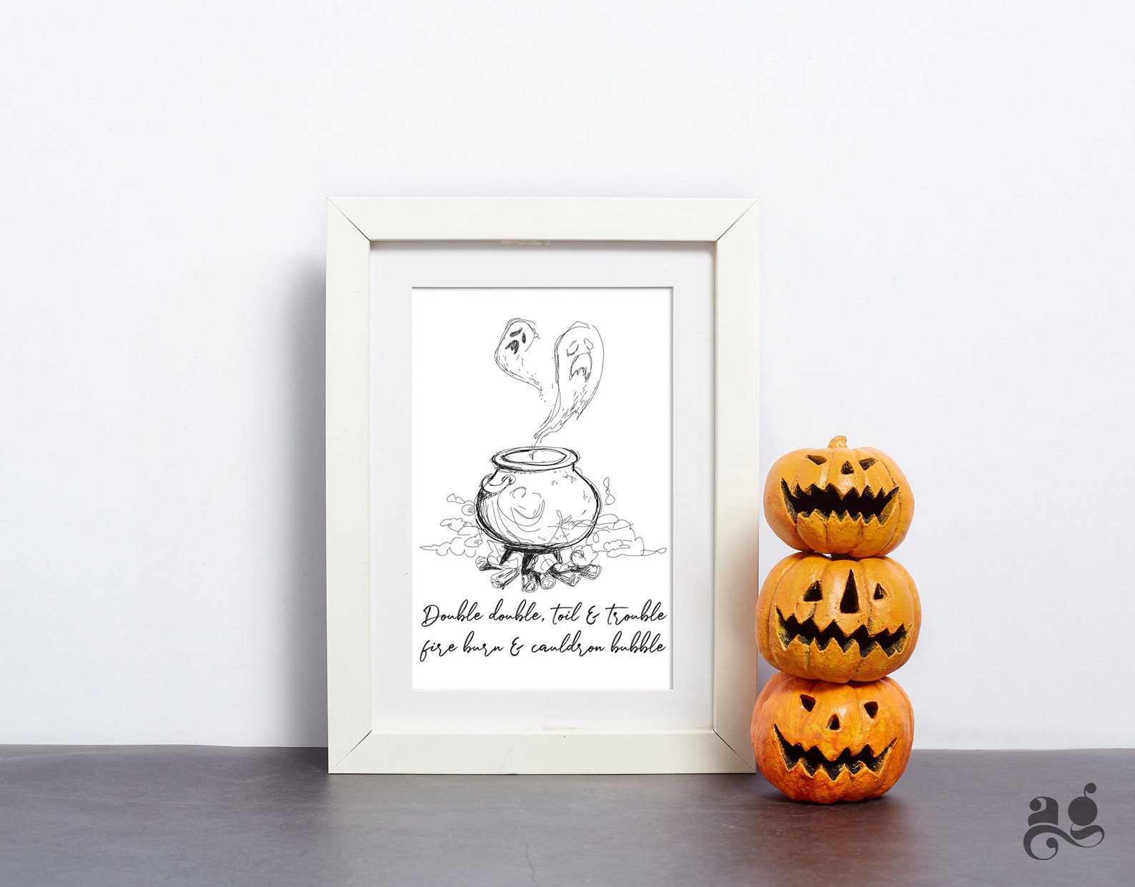 Halloween Bundle Set of 6 Printables Halloween Posters - Etsy