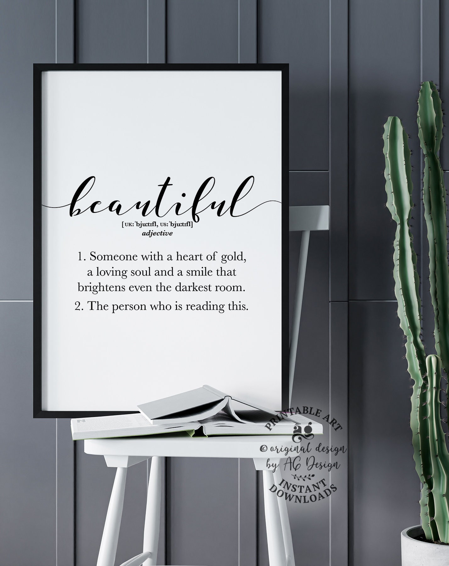 Beautiful Definition Print Printable Soul Sister Gift - Etsy