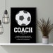 Soccer Coach Gift Football Coach Gift Coach Printable DIY - Etsy