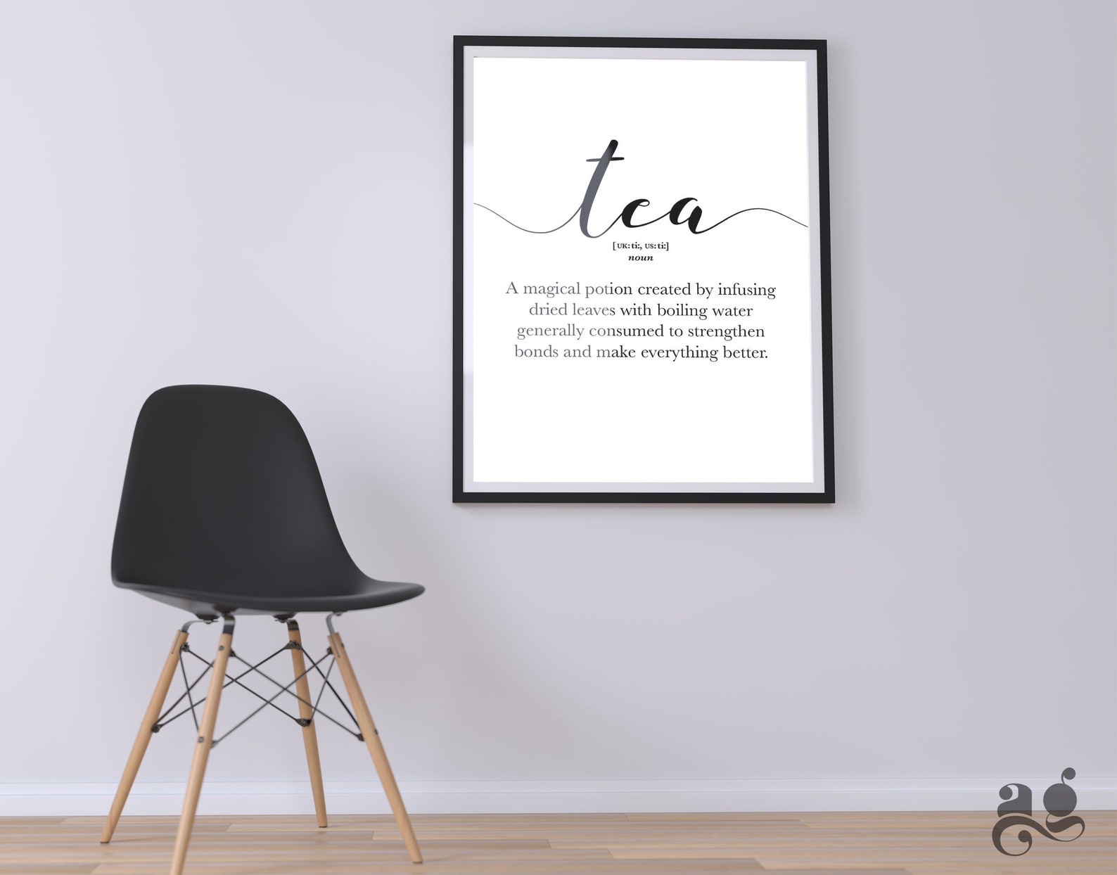Tea Definition Wall Art Print Kitchen Wall Decor Tea Lover - Etsy UK
