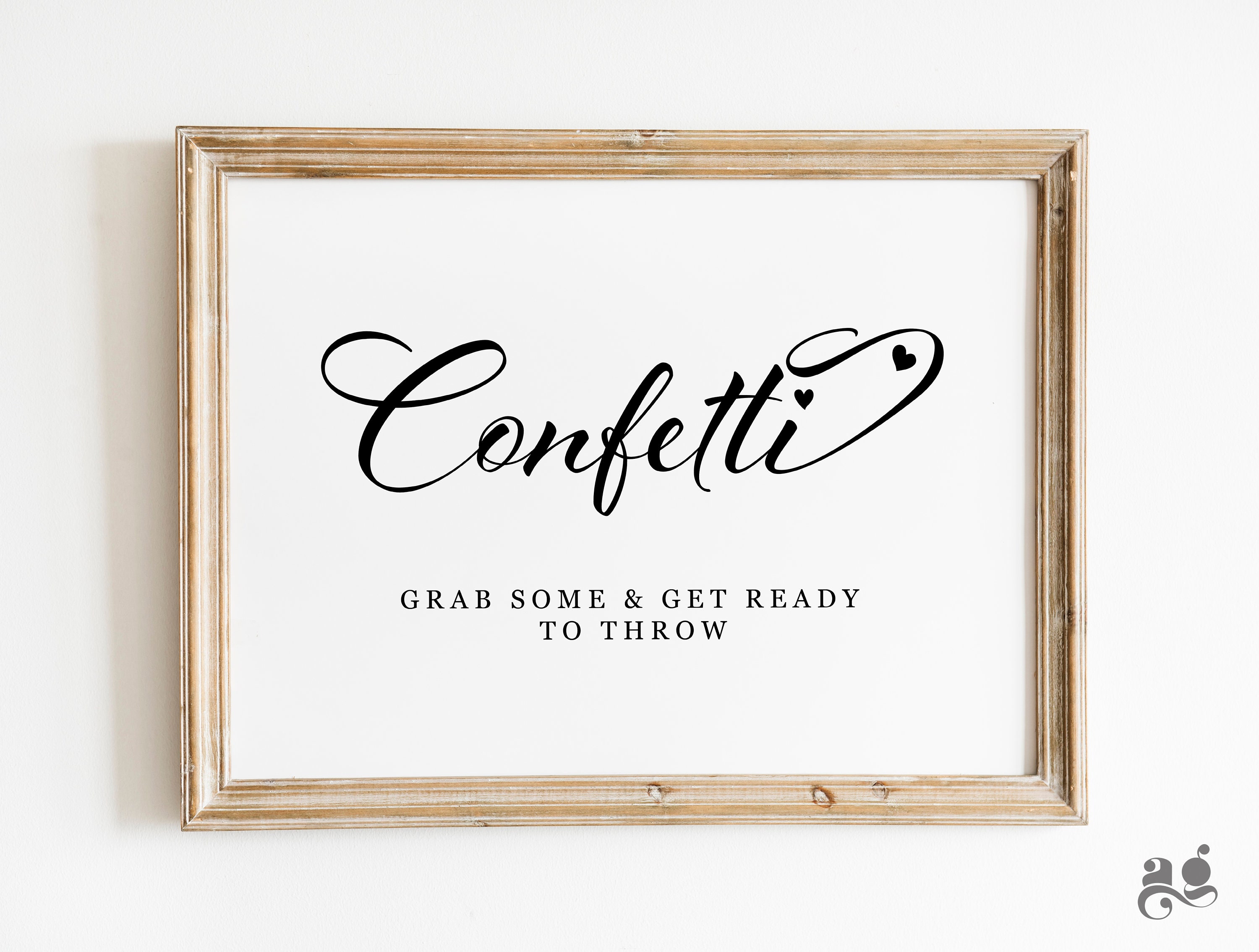 Confetti Sign Printable Party Sign Baby Shower First - Etsy