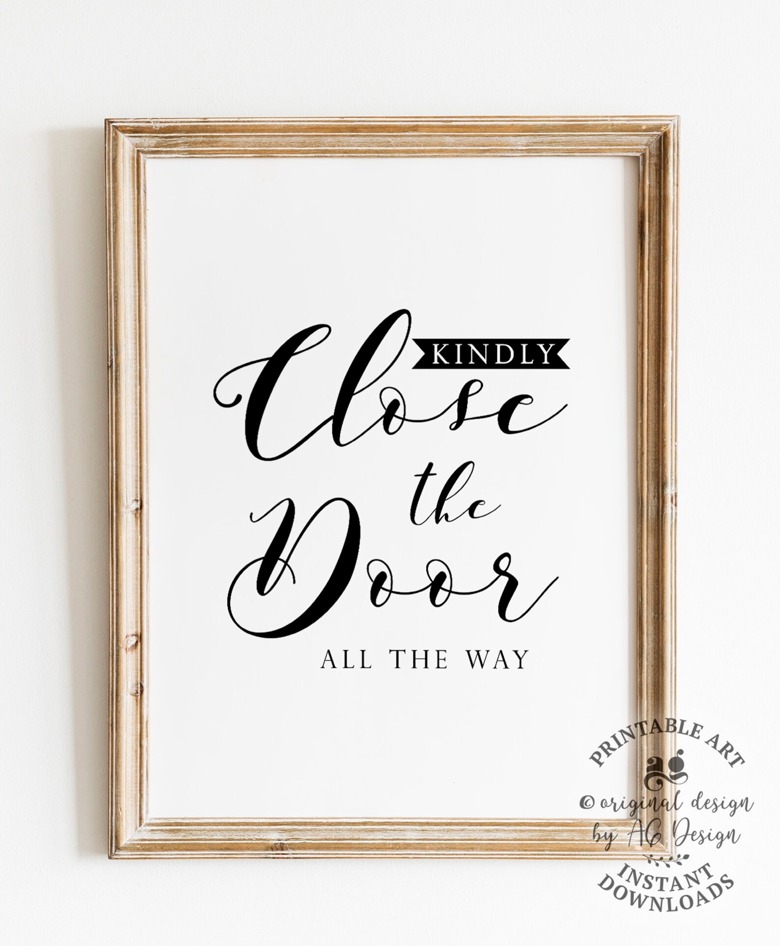 Close the Door Sign, Airbnb House Rules Sign, Open Close Signs ...