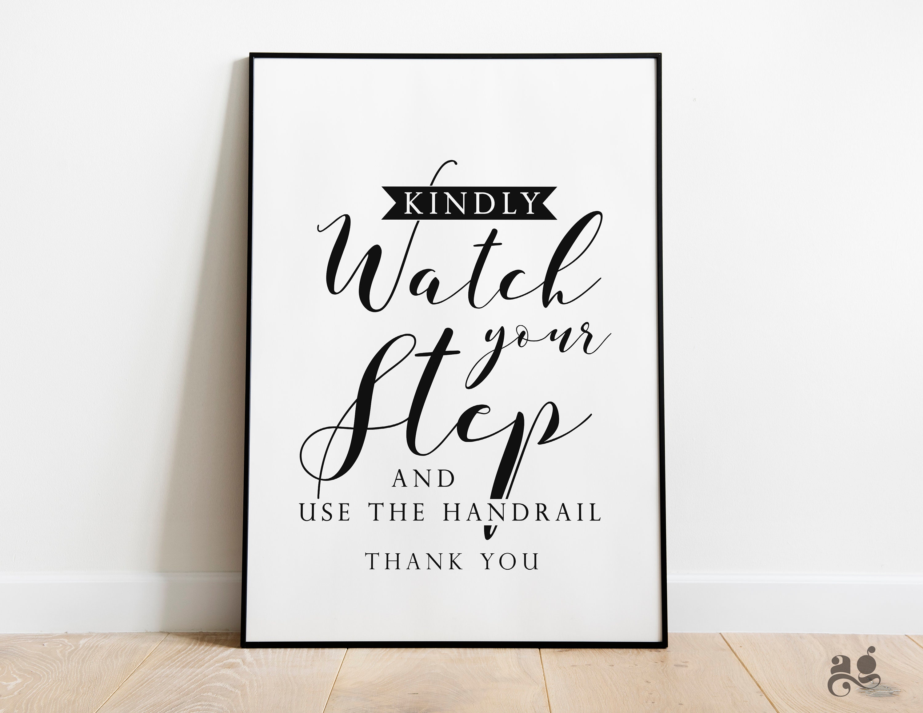 Watch Your Step, Caution Step Sign, Mind Your Step, Digital Download ...