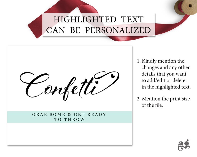 Confetti Sign Printable Party Sign Baby Shower First - Etsy