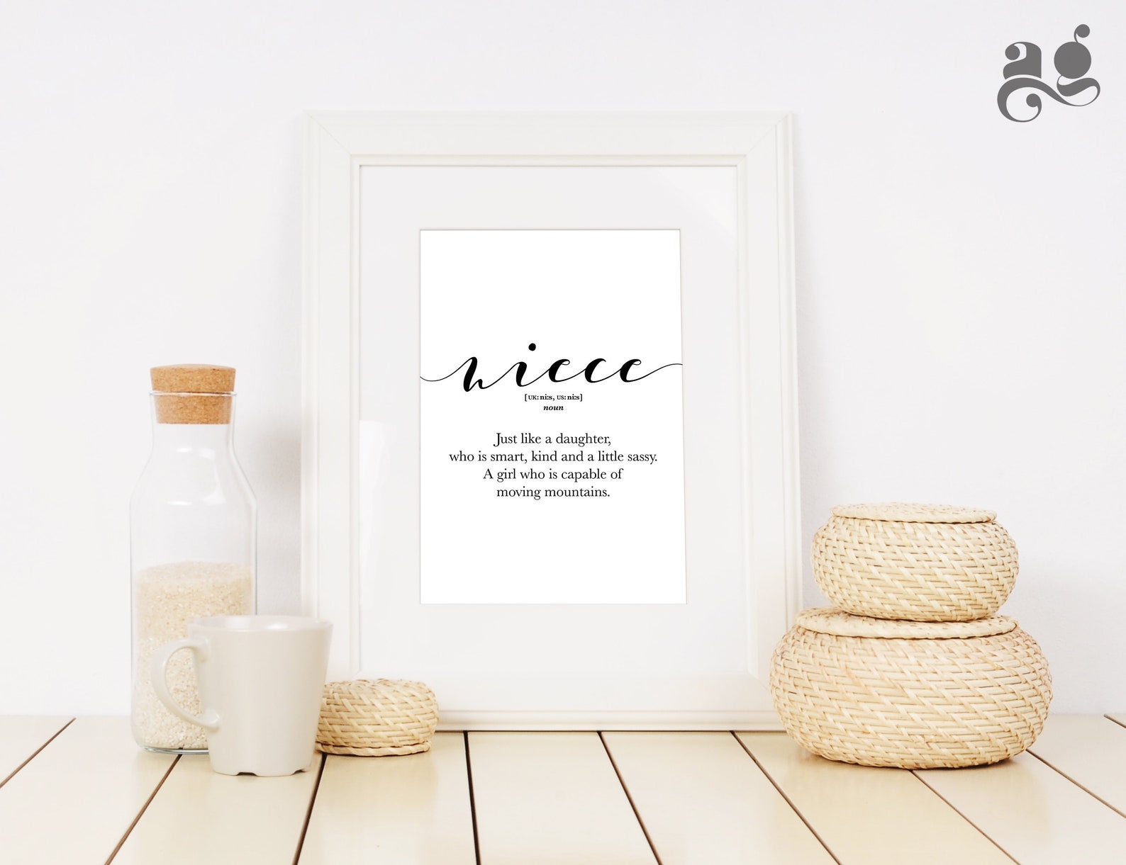 Niece Nephew Definition Prints Set of 2 Word Definition - Etsy Australia