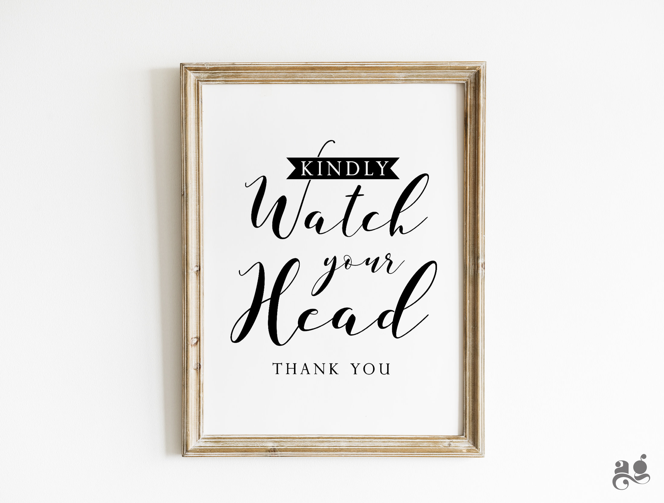 Watch Your Head, Mind Your Head Sign, Caution Head Sign, Practical Home ...