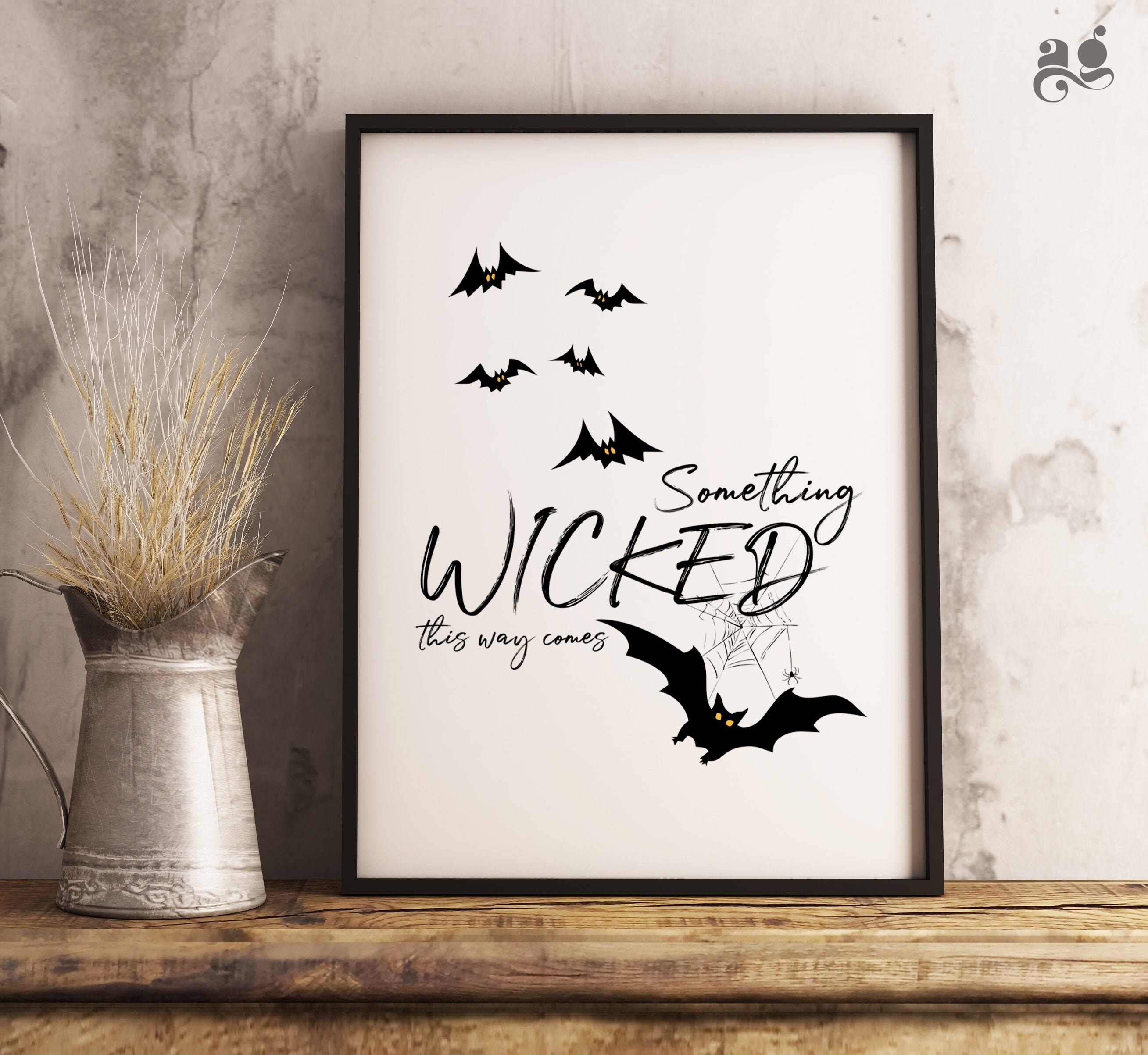 Halloween Bundle Set of 8 Printables Halloween Posters - Etsy