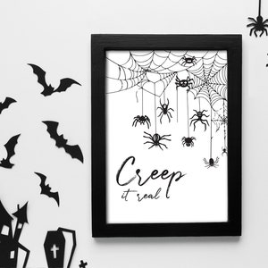 Creep It Real, Creepy Gothic Decor, Halloween Printables, My First ...