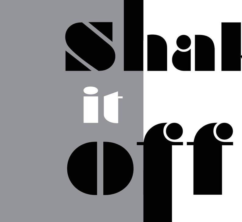 Shake It Off Printable Music Studio Decor Music Therapy - Etsy