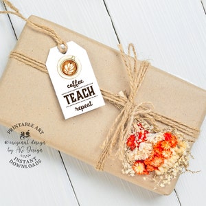 Teacher Appreciation Gift PRINTABLE Teacher Thank You Card, End of Year ...