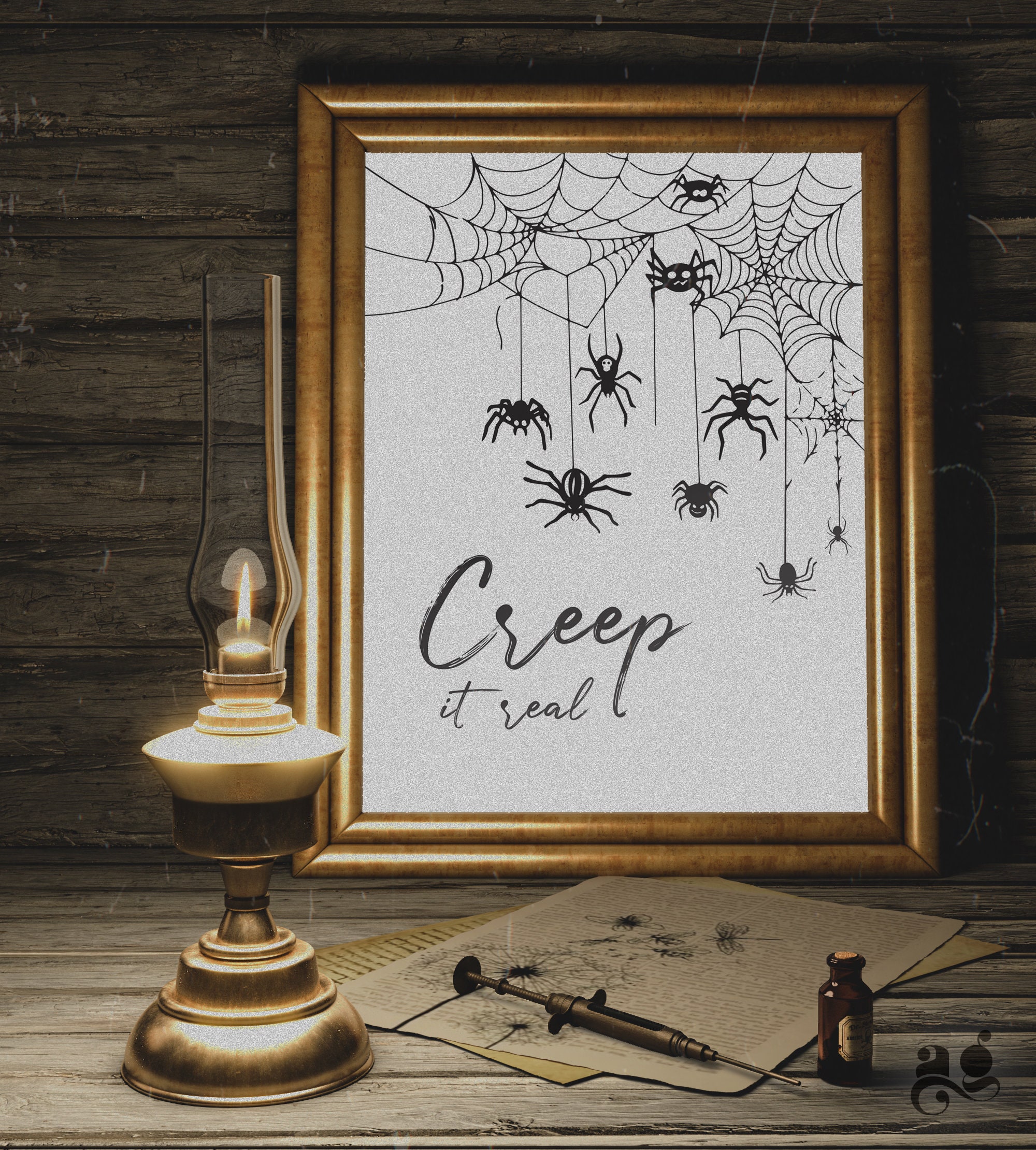 Halloween Bundle Set of 8 Printables Halloween Posters - Etsy