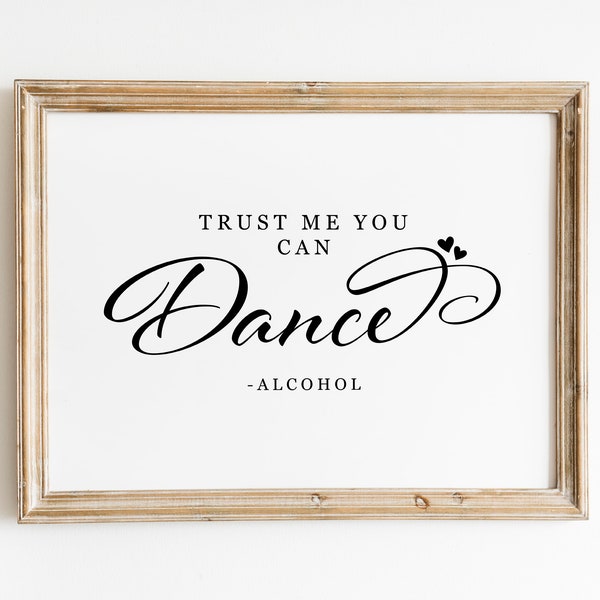 You Can Dance Sign - Etsy