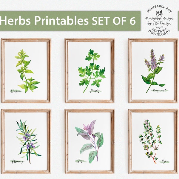 Parsley Sage Rosemary and Thyme Art Print - Etsy