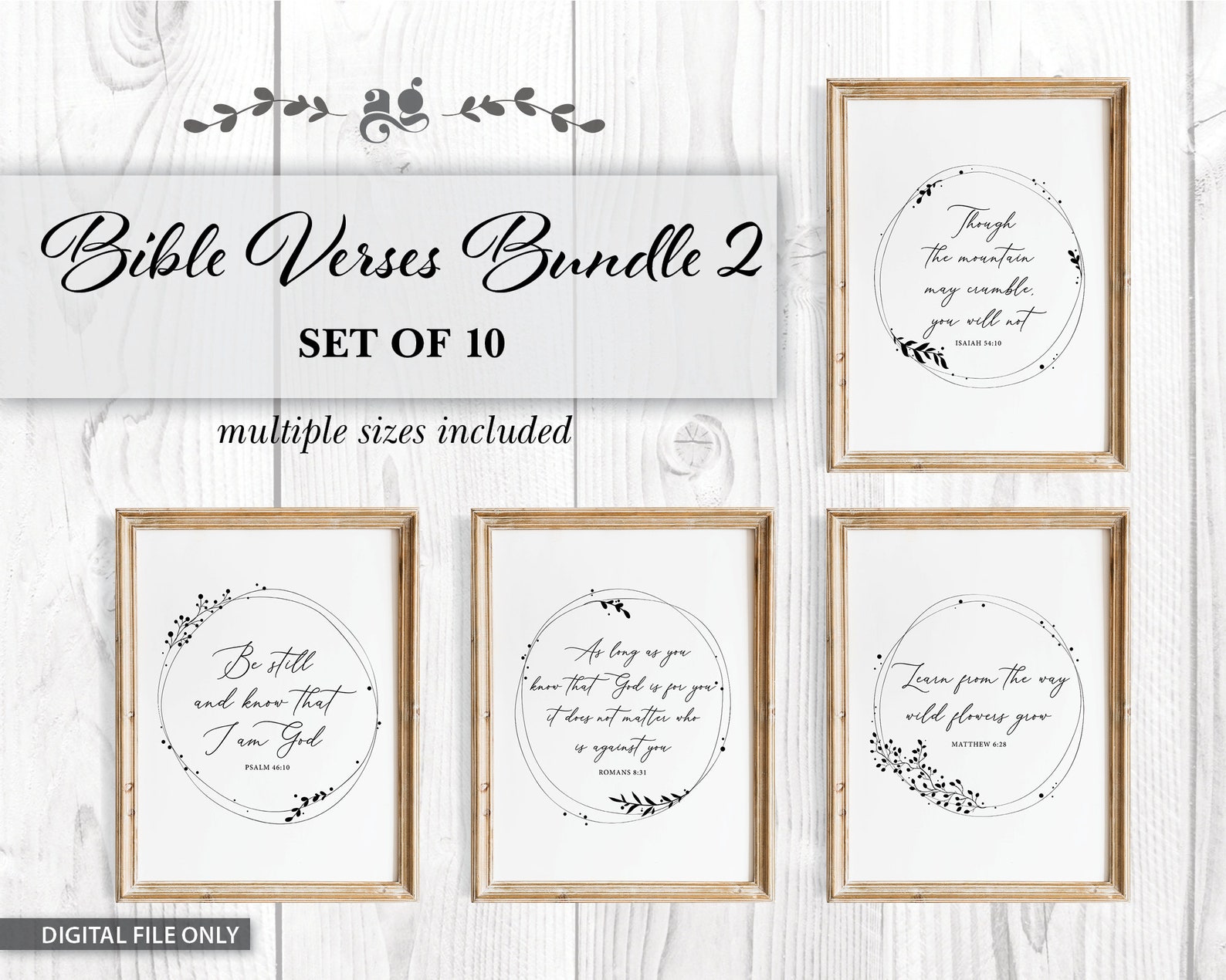 Printable Bible Verses Mega Bundle Set of 30 Bible signs | Etsy