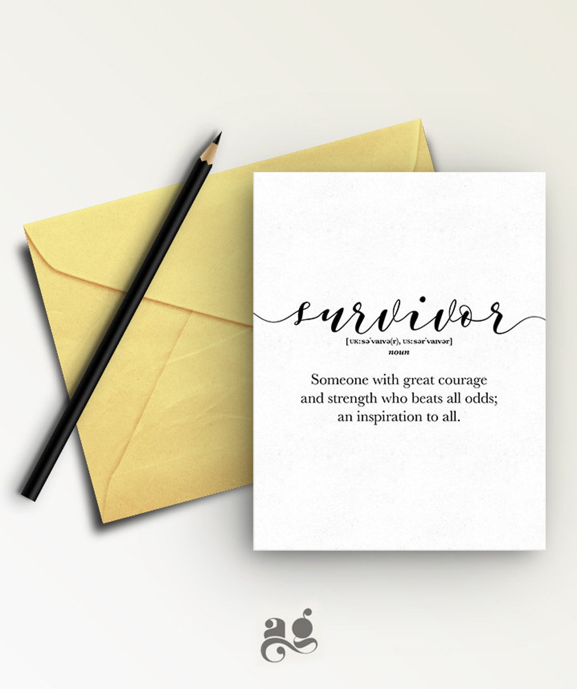 Printable Card for Survivor, Cancer Survivor Cards, Surgery Support ...