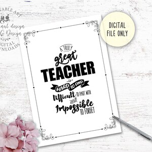 Buy End of Year Gifts for Teacher, Printable Teacher Appreciation ...
