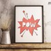 Buy Superhero Decor Set of 3, Boom Pow Printable Wall Art, Comic Book ...