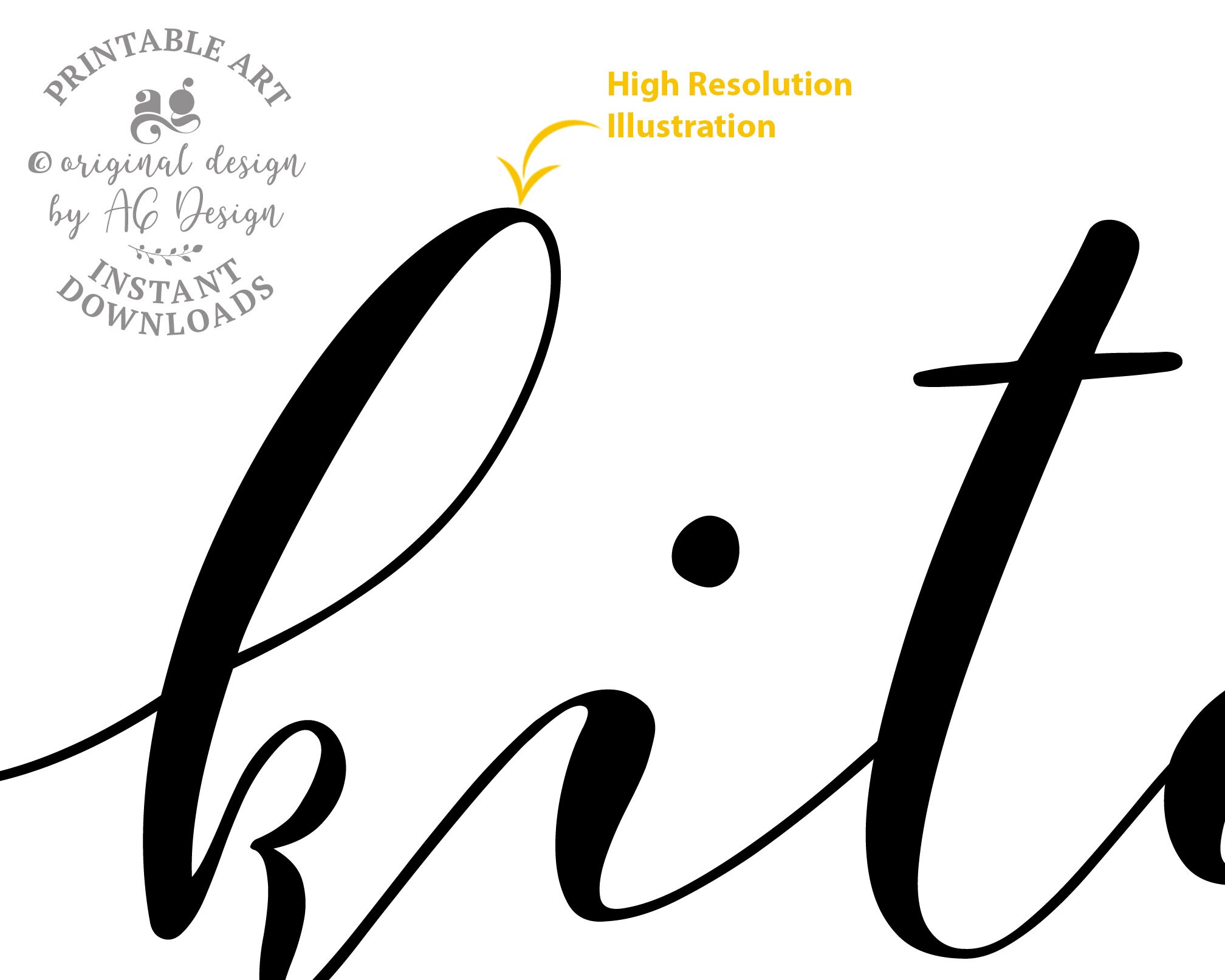 Kitchen definition prints Printable word definition posters | Etsy