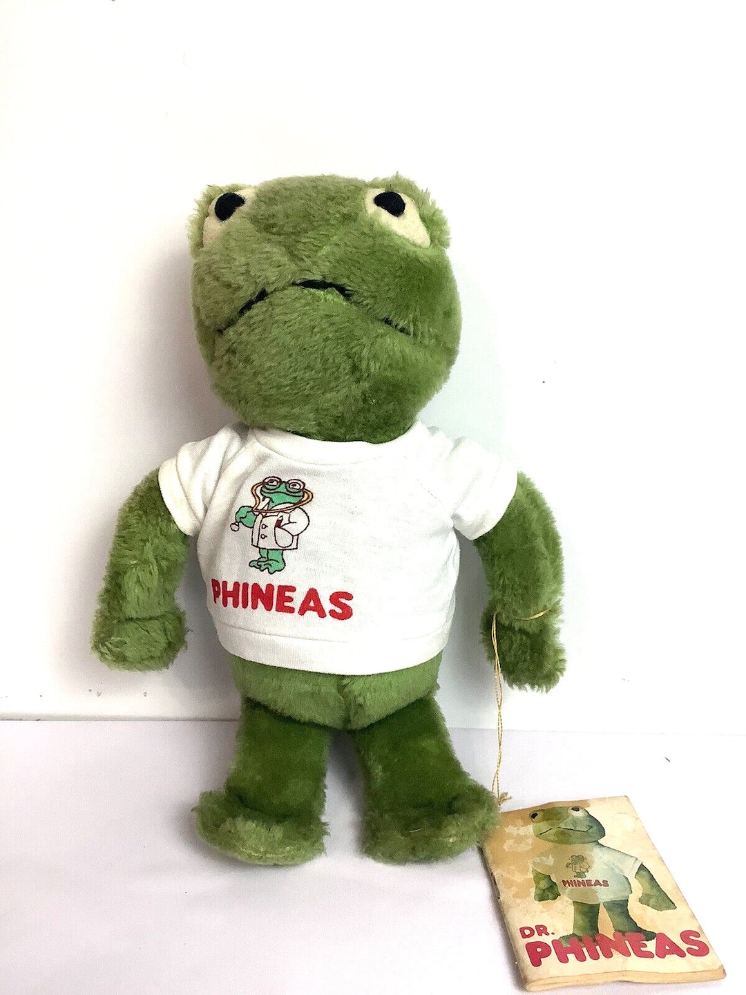 Vintage Dr. Phineas Frog Plush S.S. Happiness 11 - Etsy