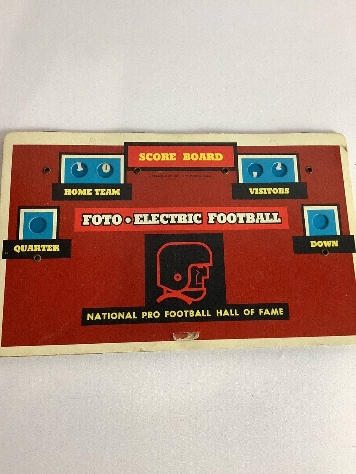 Cadaco Foto Electric Football Game No 233 Pro Football HOF - Etsy