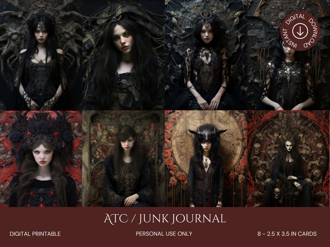 ATC Digital Download ATC Packs Ephemera for Junk Journals Scrapbooking ...