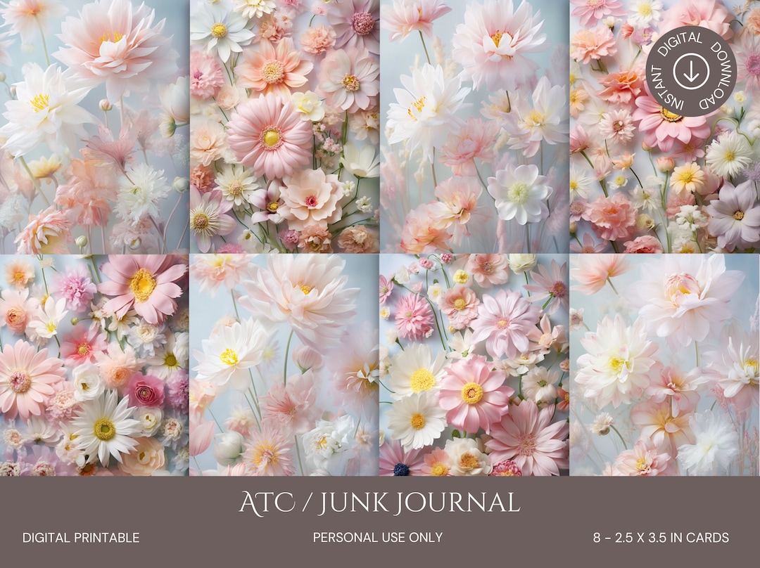 ATC Digital Download ATC Packs Ephemera for Junk Journals Scrapbooking ...