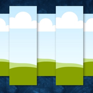 Bookmark Mockup Template 2x6 for Canva Set 1 - Etsy