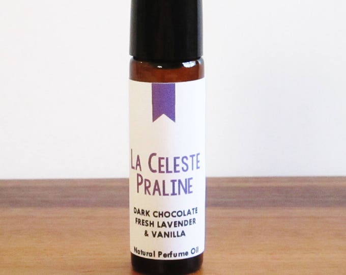 LA CELESTE PRALINE / Dark Chocolate Fresh Lavender & Vanilla / - Etsy