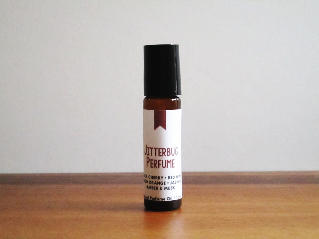 JITTERBUG PERFUME / Black Cherry Red Wine Blood Orange Jasmine Amber Musk / Book Inspired ...