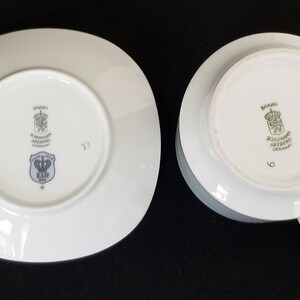 Ginger Cat Set by Schumann Arzberg Dessert Plate, Mug & Snack Dish With ...