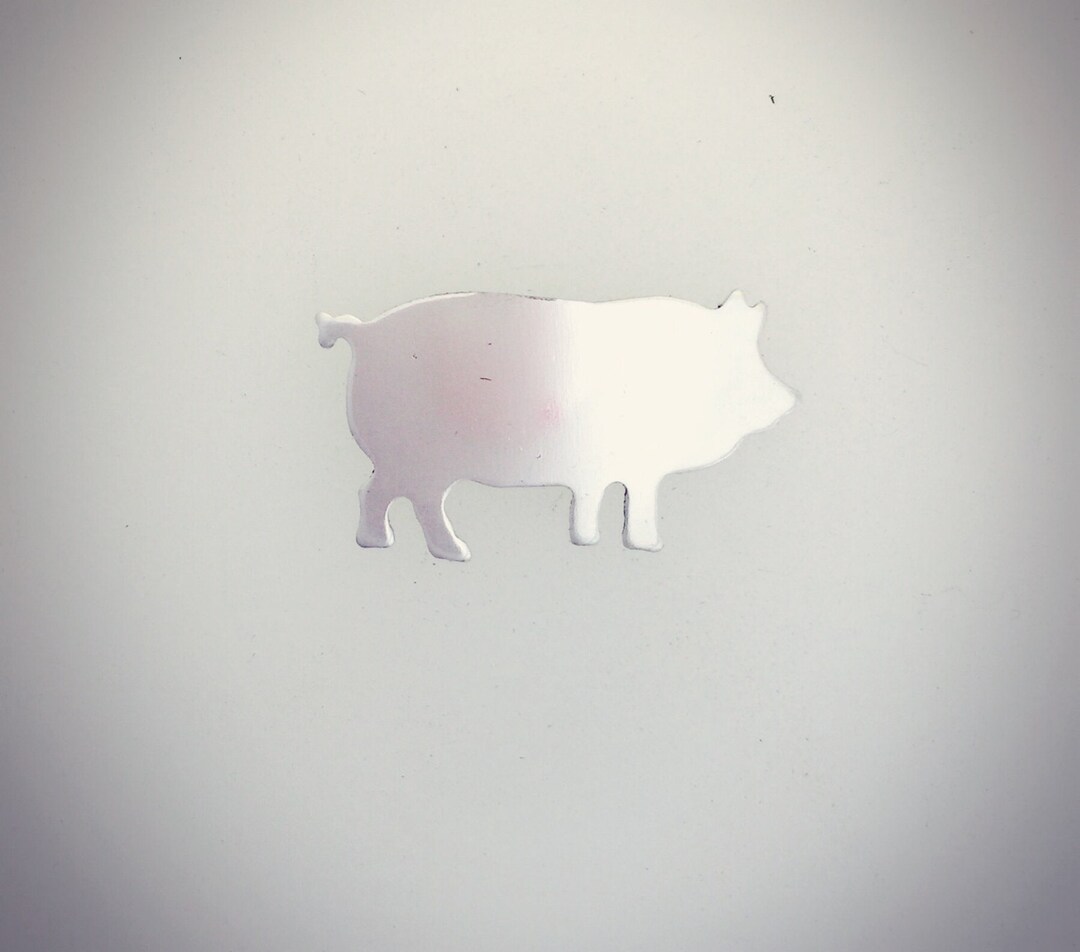 Raw Aluminum Pig Blanks-jewelry Making-animal Shapes-hand - Etsy