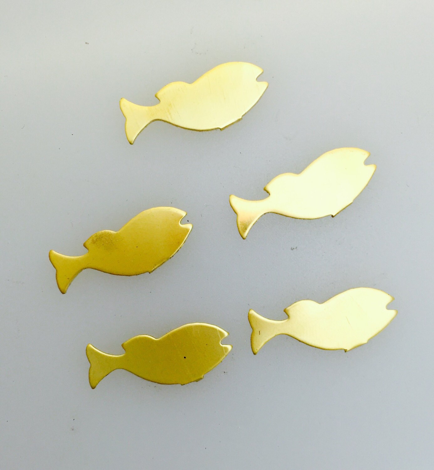 Raw Brass Fish Blanks-animal Shapes-jewelry Making Hand - Etsy