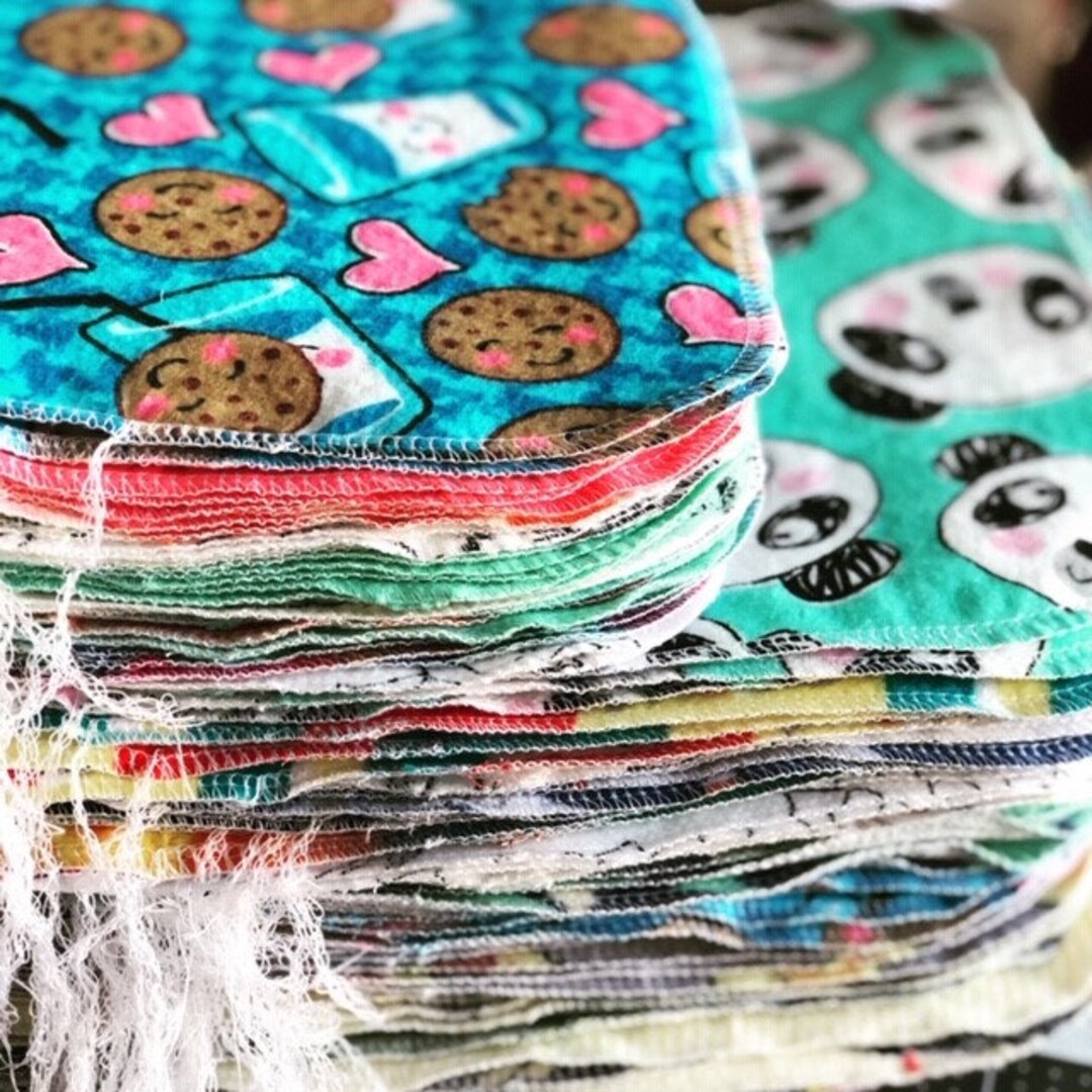 12 Count Reusable CLOTH Paper Towels - Etsy
