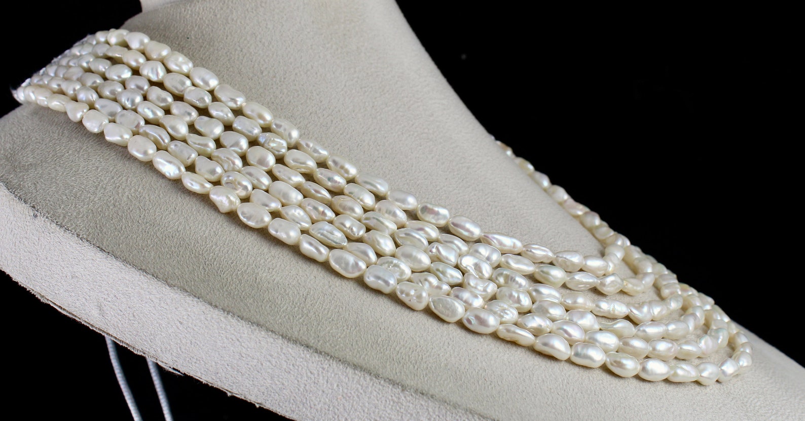 A+ Genuine Natural South Sea Keshi Pearl 6 Line 719 Ct Finest Gemstone ...