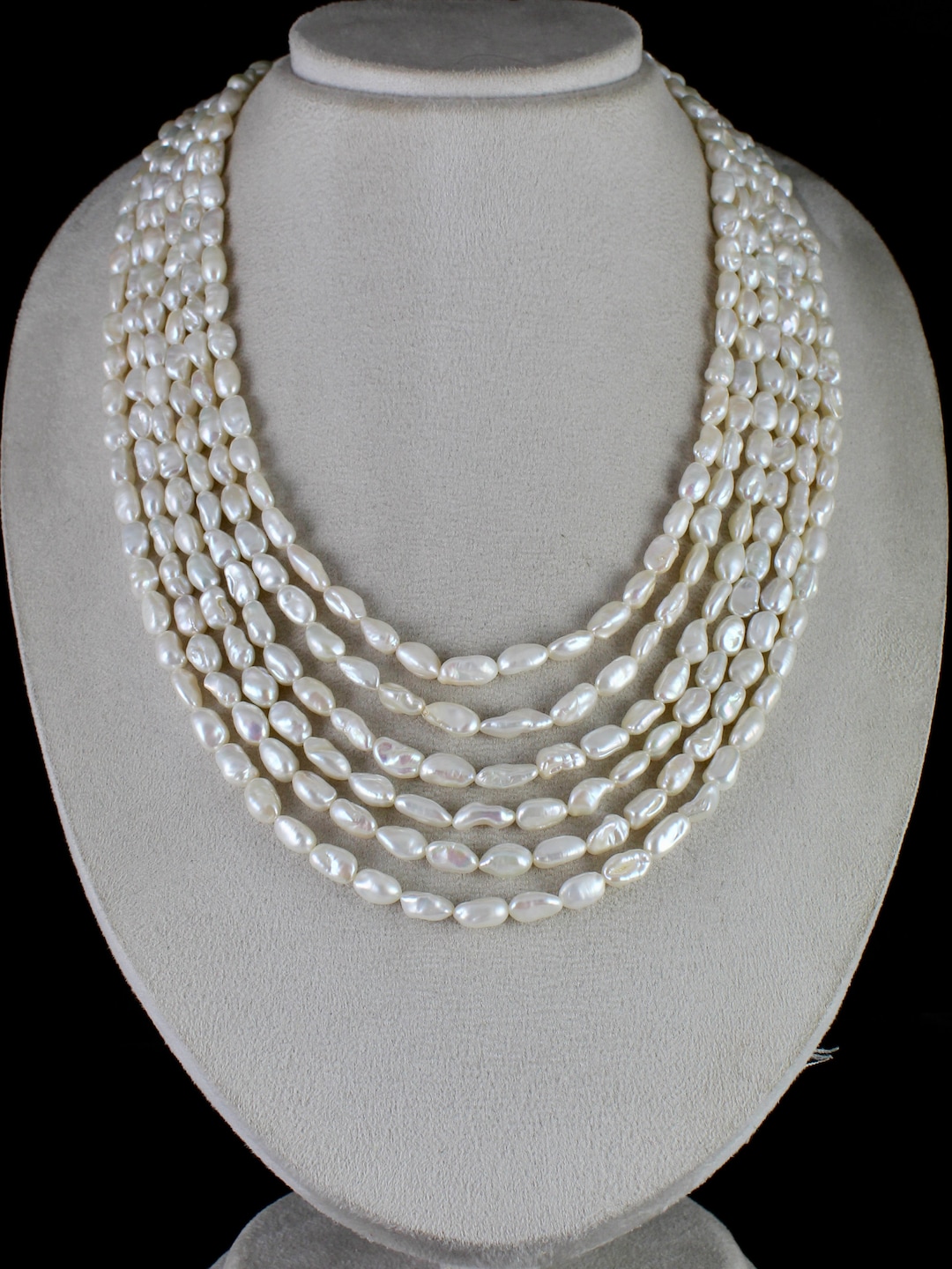 A+ Genuine Natural South Sea Keshi Pearl 6 Line 719 Ct Finest Gemstone ...