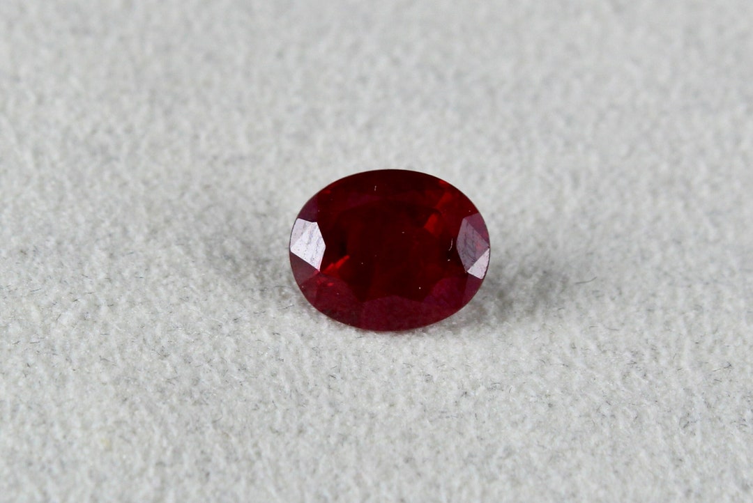 GRS Certified Natural Heated Old Burmese RUBY Oval Cut 3.14 Carats ...