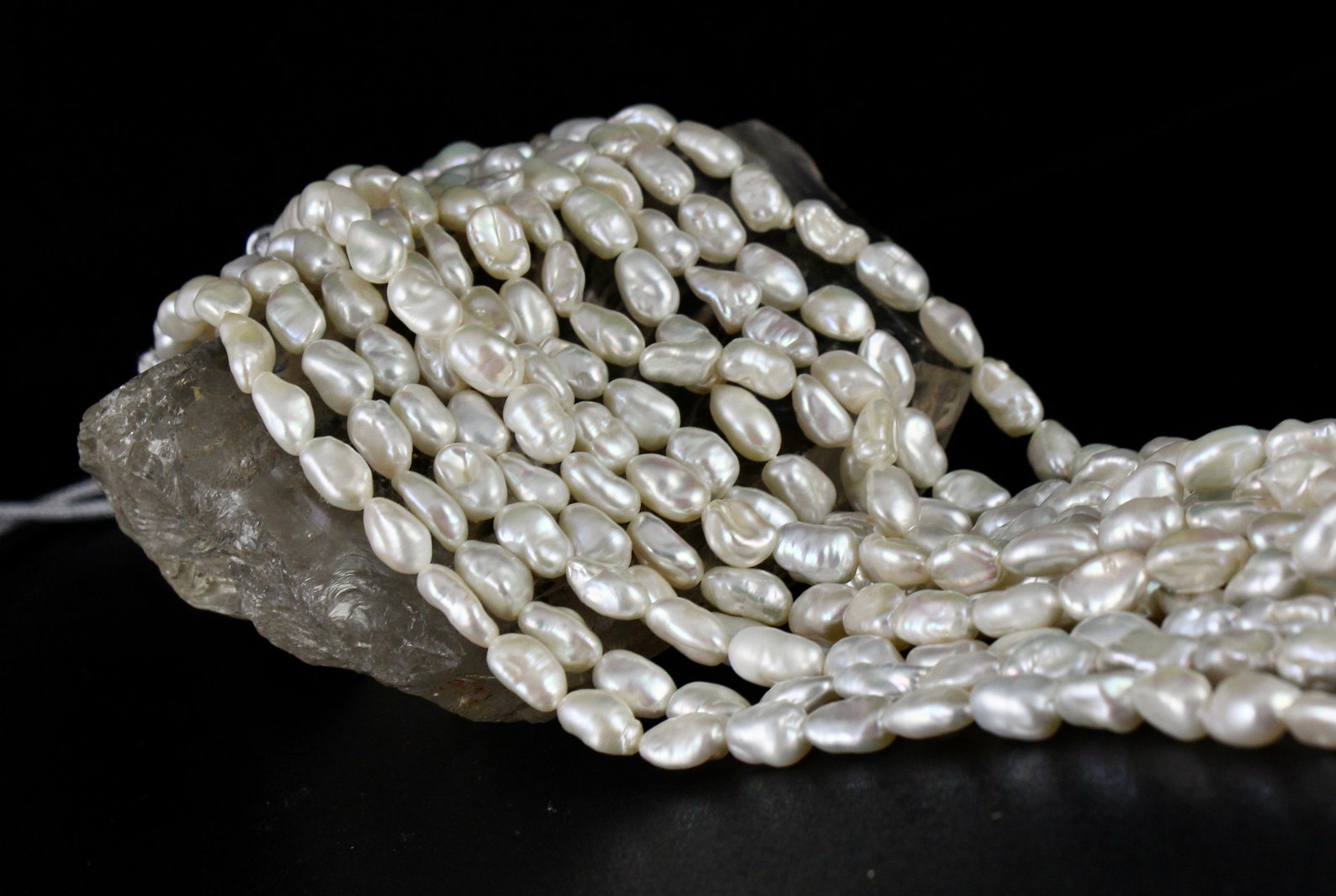 A+ Genuine Natural South Sea Keshi Pearl 6 Line 719 Ct Finest Gemstone ...