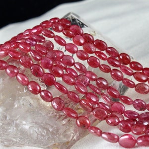 Natural Red Spinel Beads Cabochon 4 L 431 Ct Certified Gemstone Finest ...