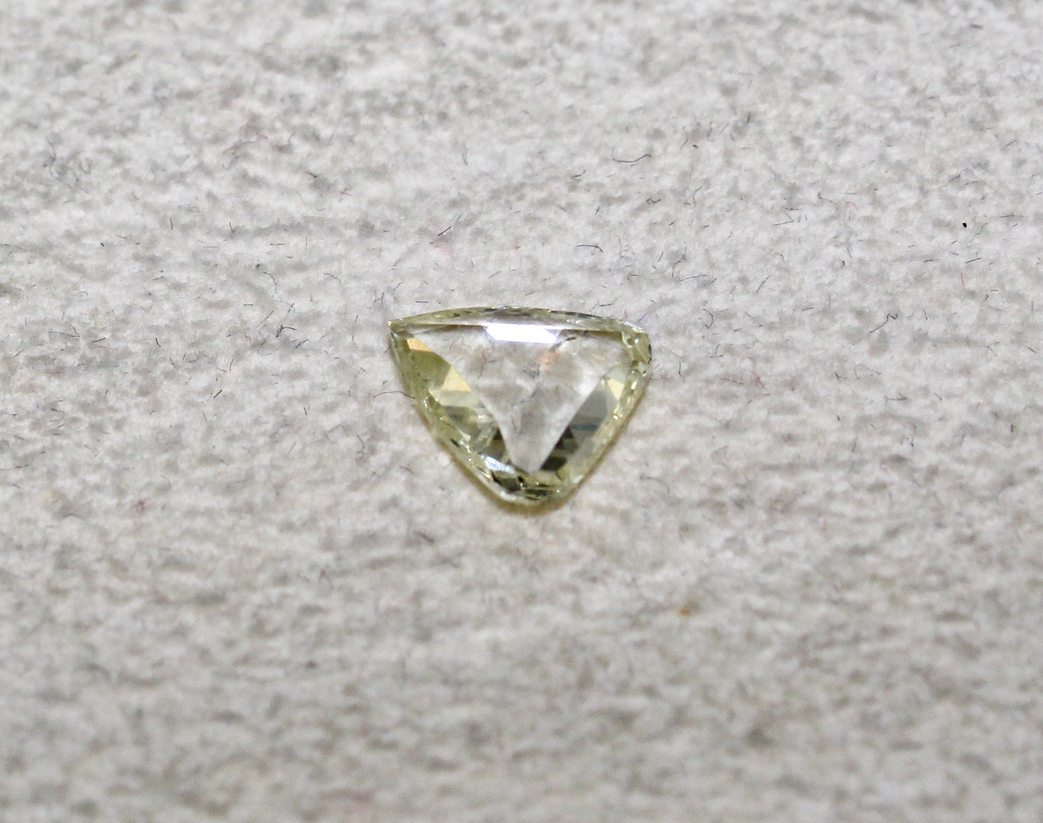 NATURAL Rose Cut DIAMOND Triangle Shape 0.90 Carats GEMSTONE for Ring ...