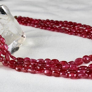 Natural Red Spinel Beads Cabochon 4 L 431 Ct Certified Gemstone Finest ...