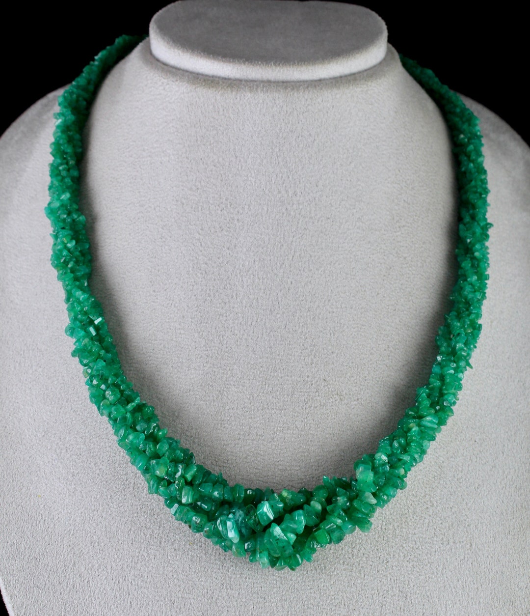 Natural COLOMBIAN EMERALD Beads Uncut 6 L 442 Carats Gemstone Silver ...