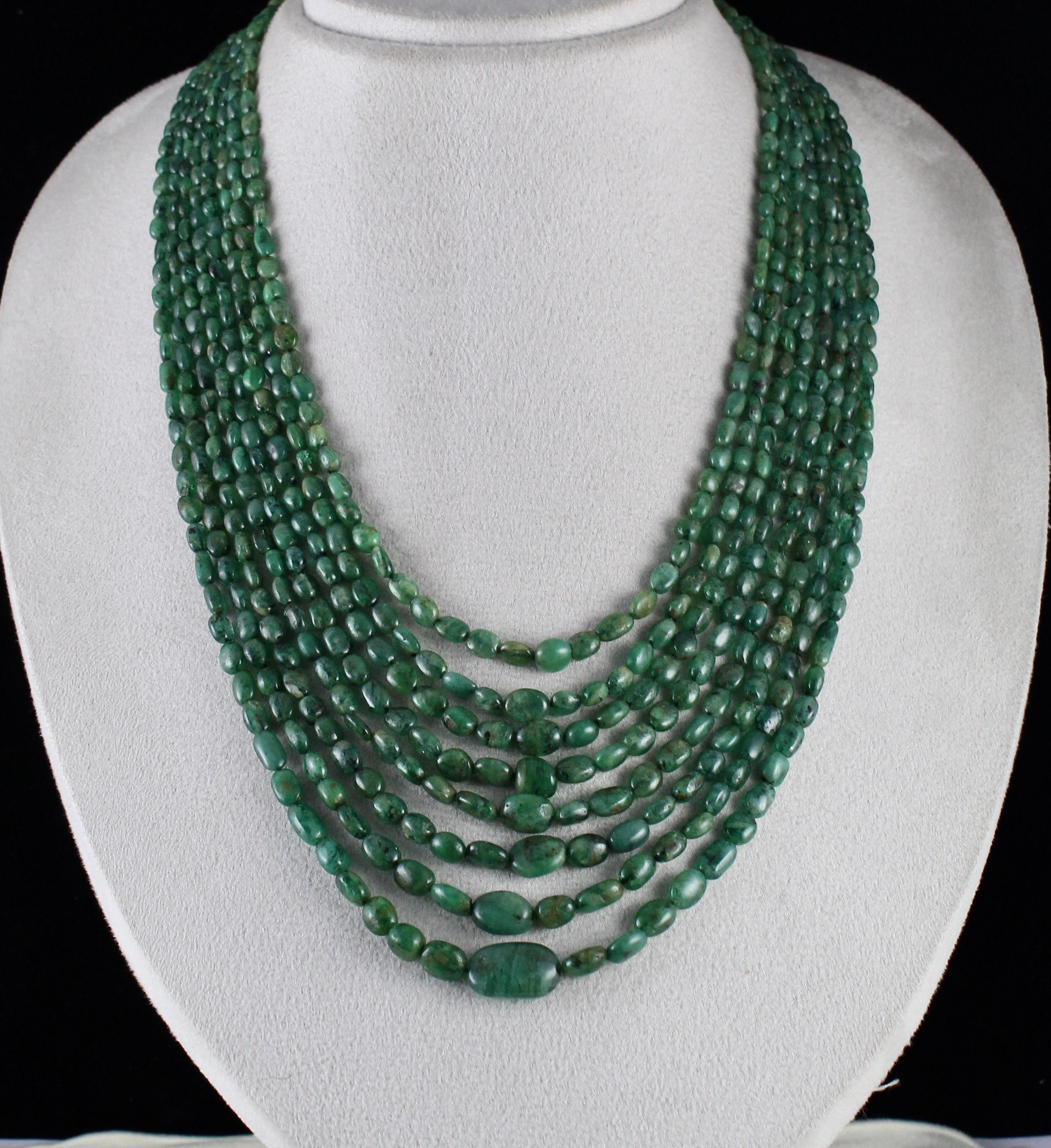 Certified Best Natural Old EMERALD BEADS Cabochon 8 Line 560 - Etsy