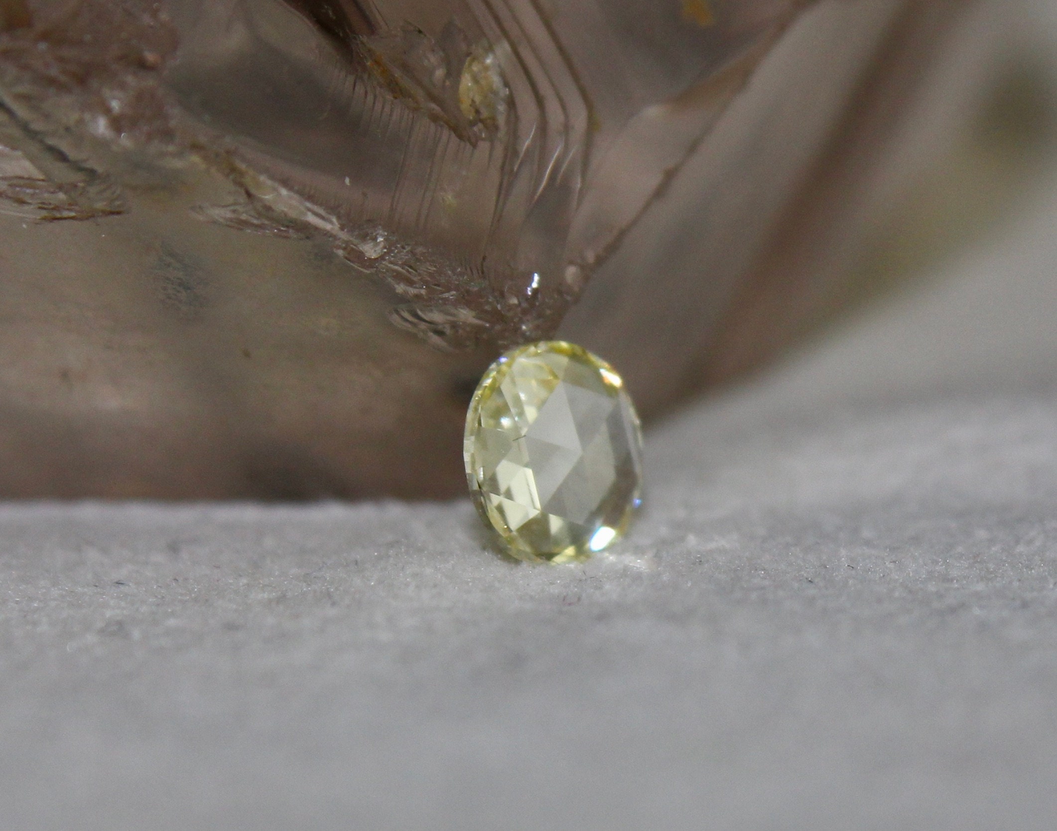 NATURAL Rose Cut Yellow DIAMOND Round Shape 0.71 Carats - Etsy