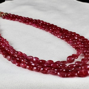 Natural Red Spinel Beads Cabochon 4 L 431 Ct Certified Gemstone Finest ...