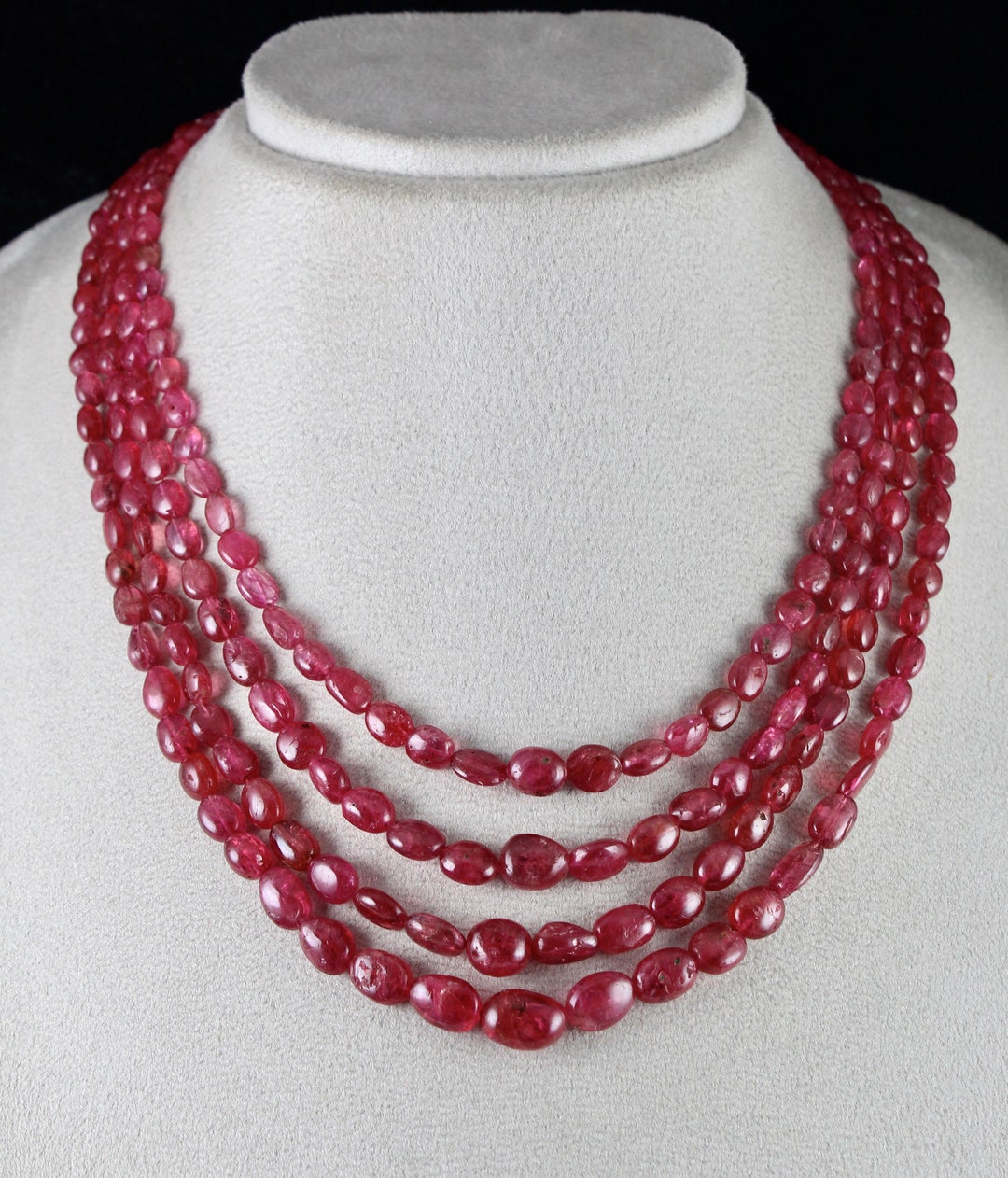 Natural Red Spinel Beads Cabochon 4 L 431 Ct Certified Gemstone Finest ...