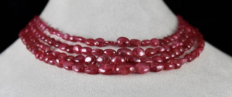 Natural Red Spinel Beads Cabochon 4 L 431 Ct Certified Gemstone Finest ...