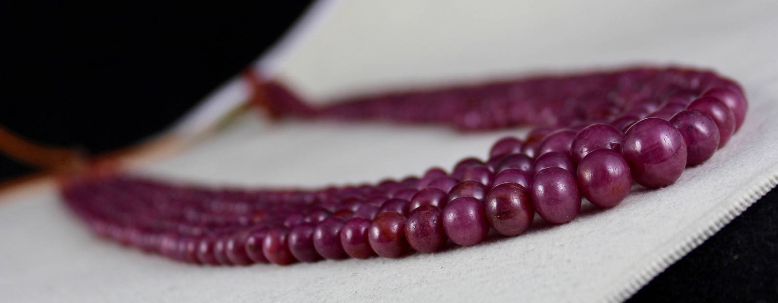 5 Line 873 Cts Natural Untreated RUBY ROUND BEADS Gemstone - Etsy