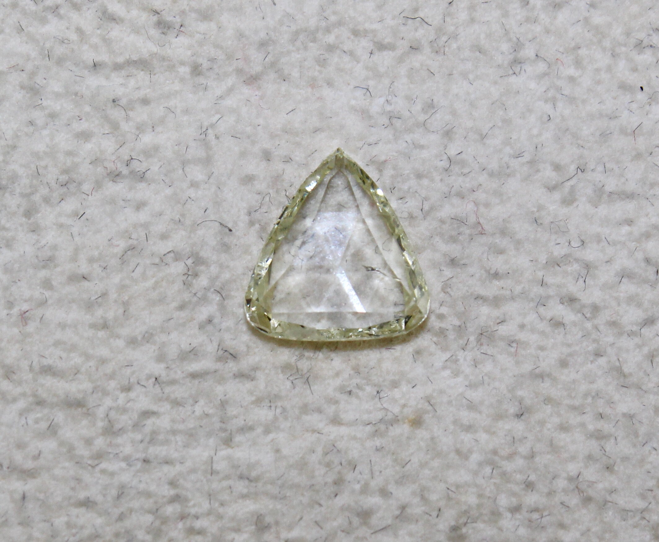 NATURAL Rose Cut DIAMOND Triangle Shape 0.90 Carats GEMSTONE for Ring ...
