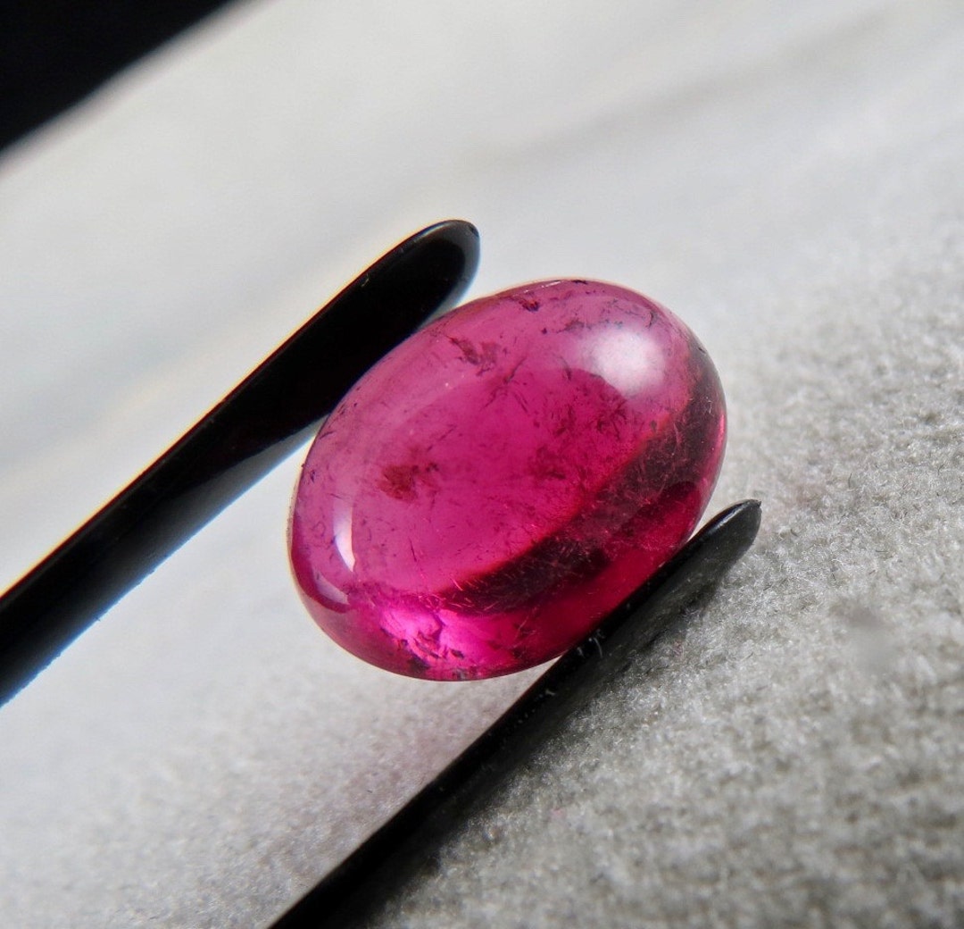 Classic 9.64 Carats 15 Mm Big Natural Pink TOURMALINE RUBELLITE Oval ...